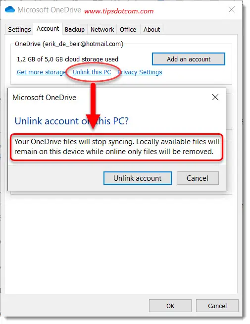 Can I Delete Microsoft Onedrive Geranic
