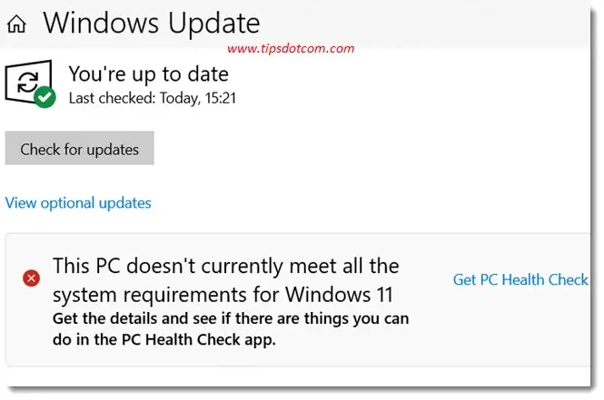 This PC Doesn’t Currently Meet The System Requirements For Windows 11 This PC Doesn’t Currently Meet The System Requirements For Windows 11
